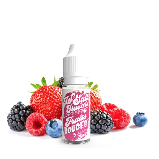 E-liquide wsalt Fruits rouges 10ML par Liquideo